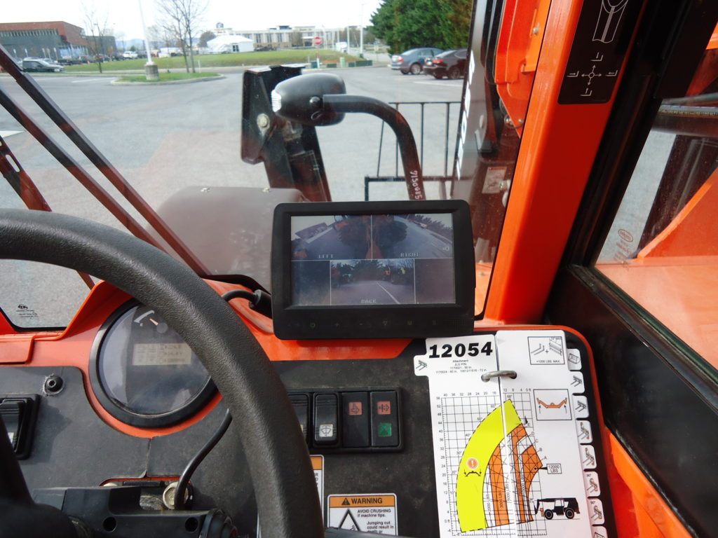Multi-Reverse Camera System now available for SkyTrak® Telehandlers ...