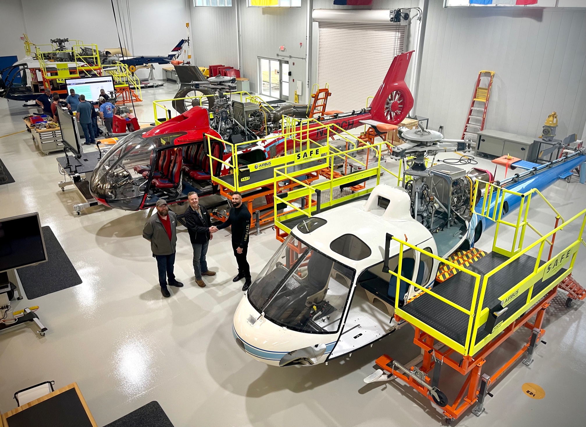 S.A.F.E. delivers maintenance stands to Airbus Helicopters maintenance ...