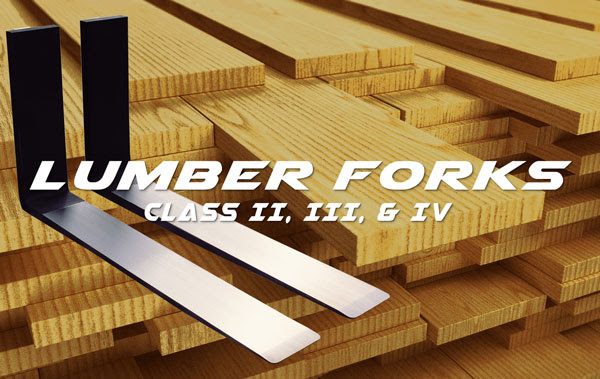 Helmar has lumber forks ready to ship - Material Handling Wholesaler