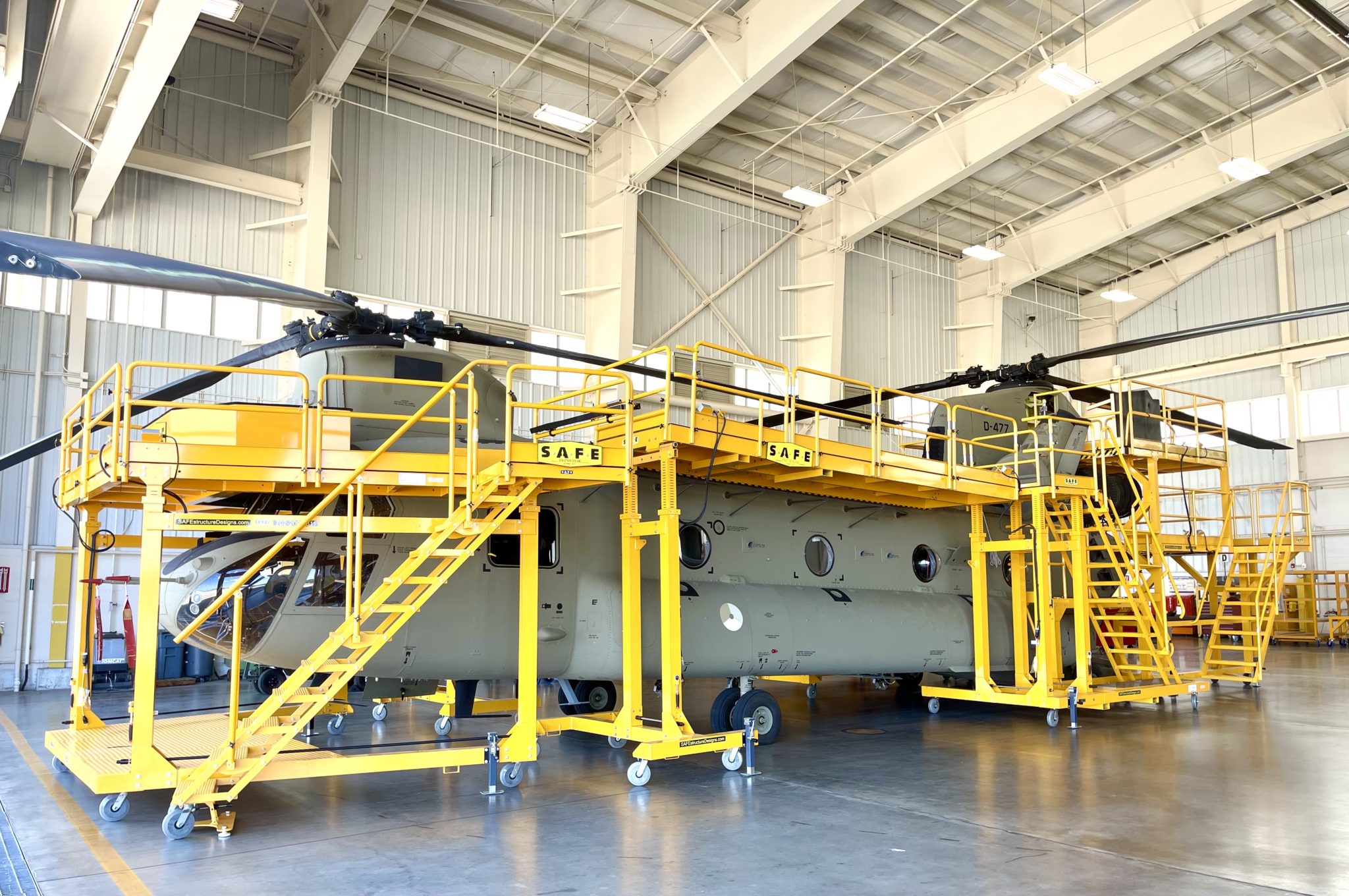 S.A.F.E. delivers custom Boeing CH-47 fall protection platforms to the ...
