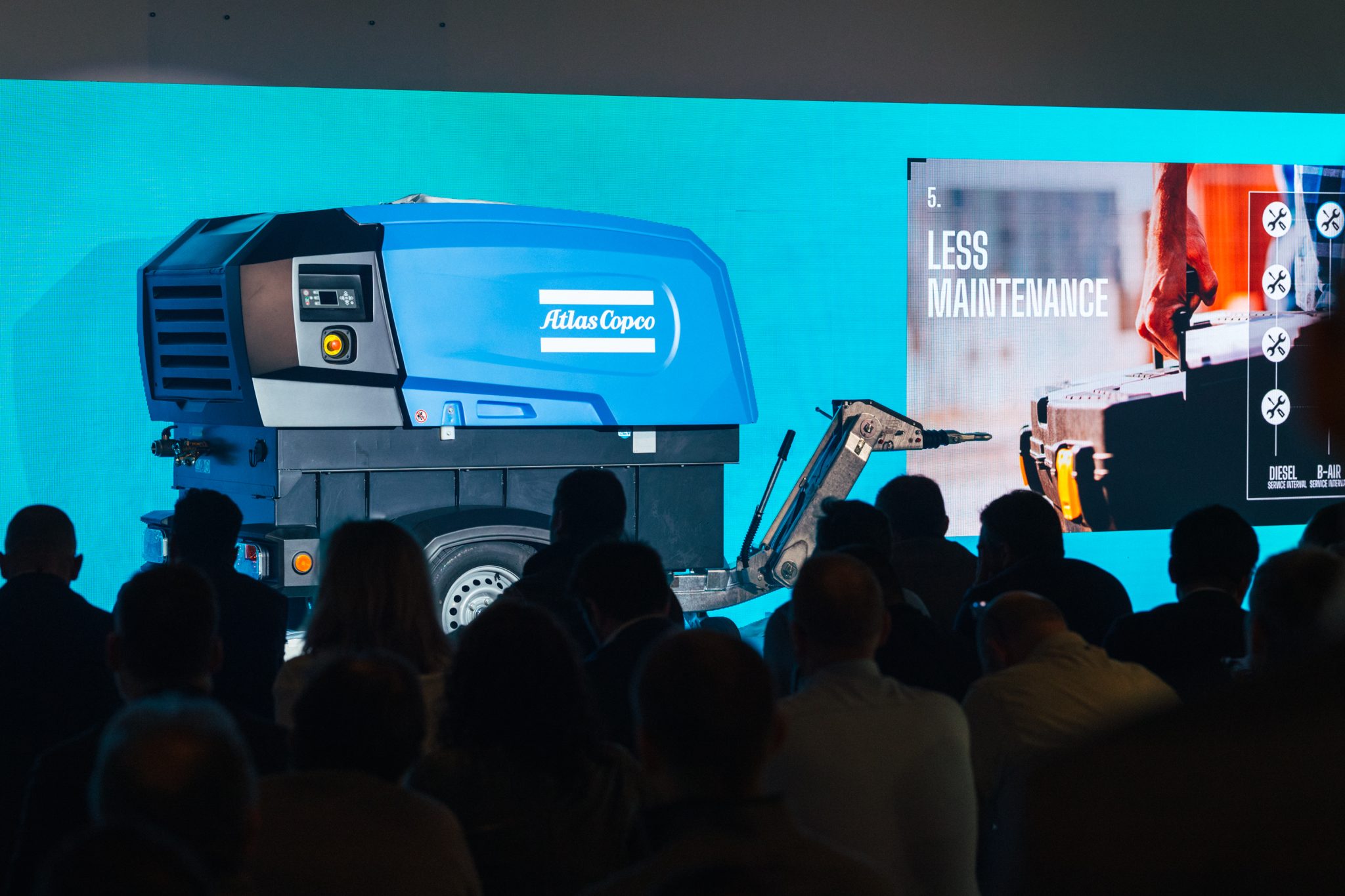 Atlas Copco unveils its first battery-driven portable screw compressor ...