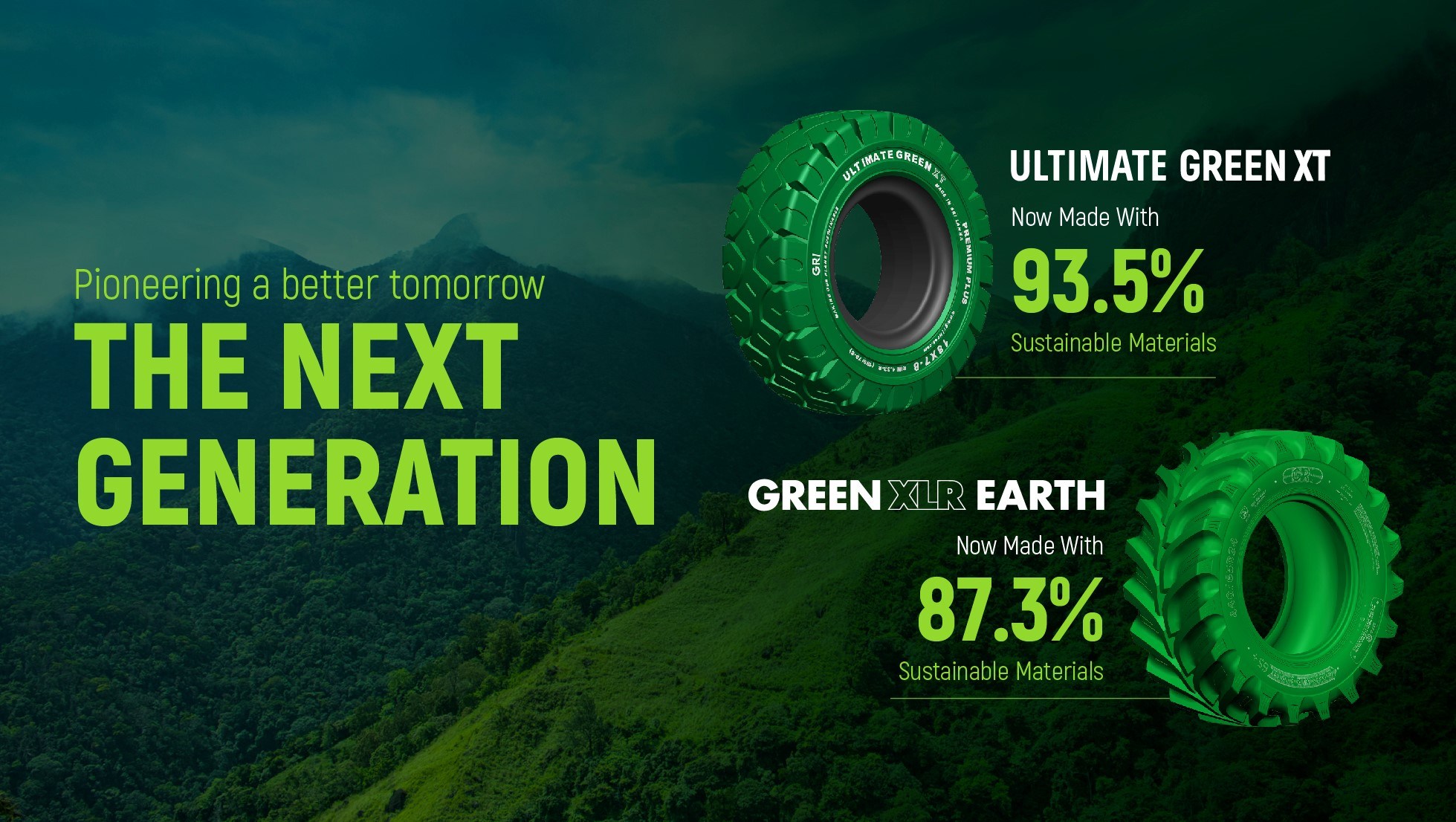 GRI launches its NEXT GENERATION sustainable tires at the GREEN IMPACT ...
