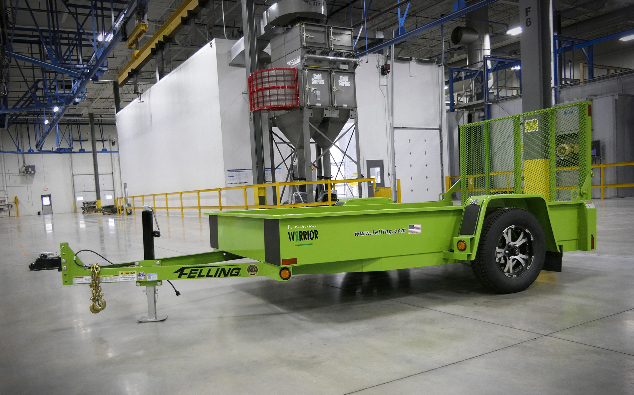 Felling Trailers to host online auction of custom Team Warrior trailer ...
